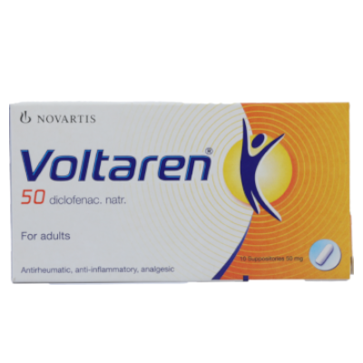 VOLTAREN 50MG SUPPOSITORY 10'S – Raf Pharmacy