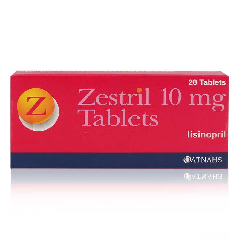 Zestril 10Mg Tablets 28'S – Raf Pharmacy